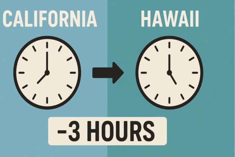 Time Difference Between Hawaii and California - Accurate Guide (2025)