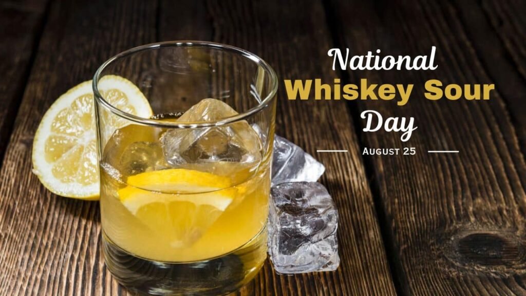 National Whiskey Sour Day 2025 (Monday, August 25)