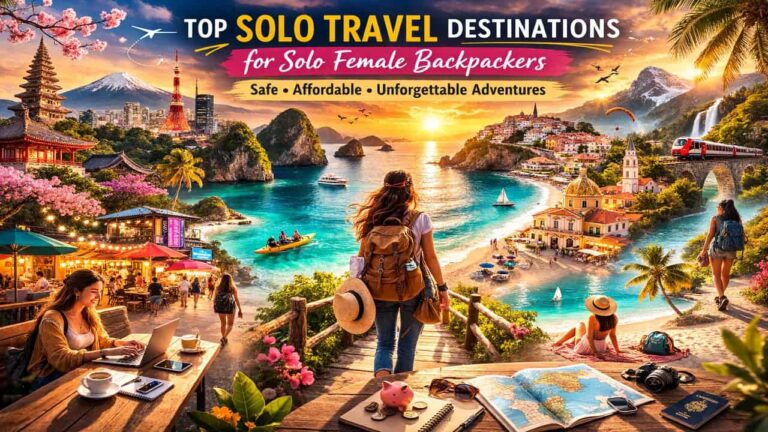 Top solo travel destinations for solo female backpackers